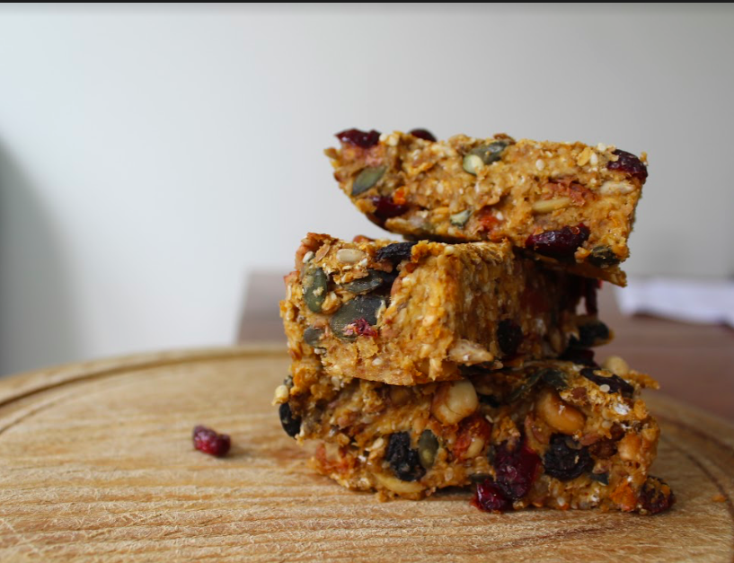 Healthy alternatives: apricot and cranberry flapjacks ...